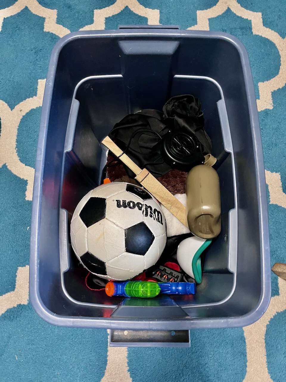 Day 27 of the Decluttering Challenge: Toy Bins - Getting My Act Together